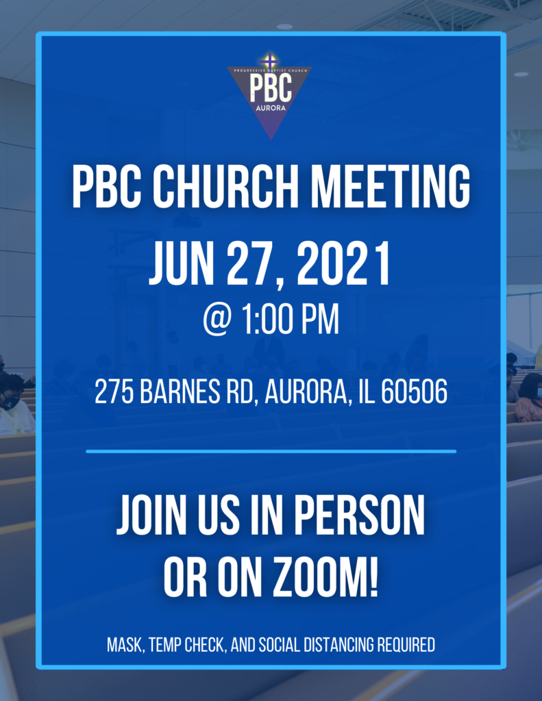 Upcoming Events – Progressive Baptist Church